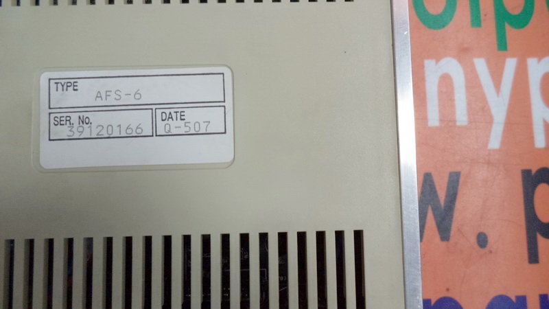 WACO DIGITAL AC SERVO DRIVER AFS-6 - 裕益科技自動化設備可程式編碼器PLC分散式控制系統DCS